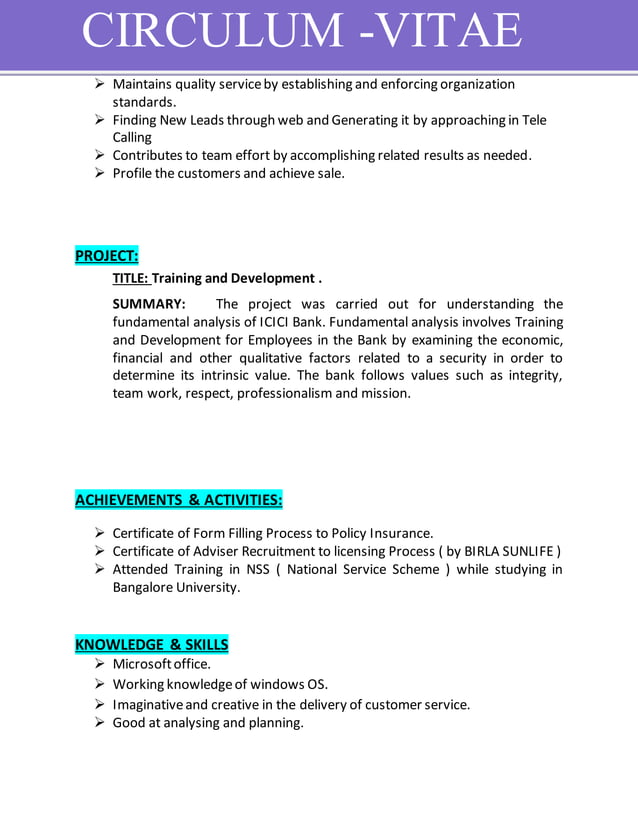Kumar New CV | PDF | Free Download