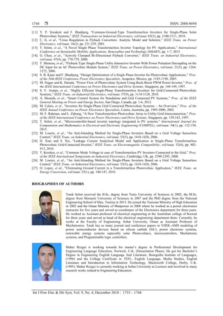 A Novel DC-AC Inverter Topology to Eliminate Leakage Current | PDF