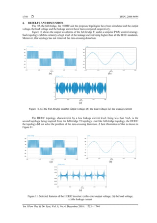A Novel DC-AC Inverter Topology to Eliminate Leakage Current | PDF