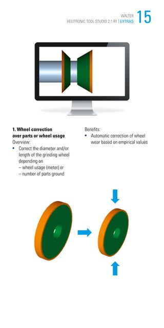Walter CNC Tool Grinders - Helitronic Tool Studio - Version 2.1, R1 | PDF