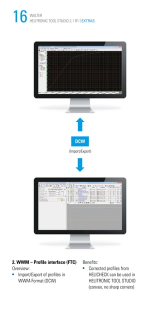 Walter CNC Tool Grinders - Helitronic Tool Studio - Version 2.1, R1 | PDF