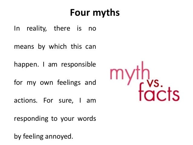 Four myths underling drivers and rackets - transactional analysis