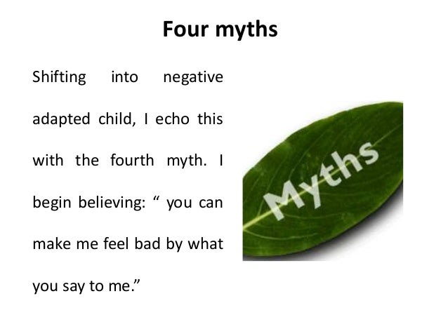 Four myths underling drivers and rackets - transactional analysis