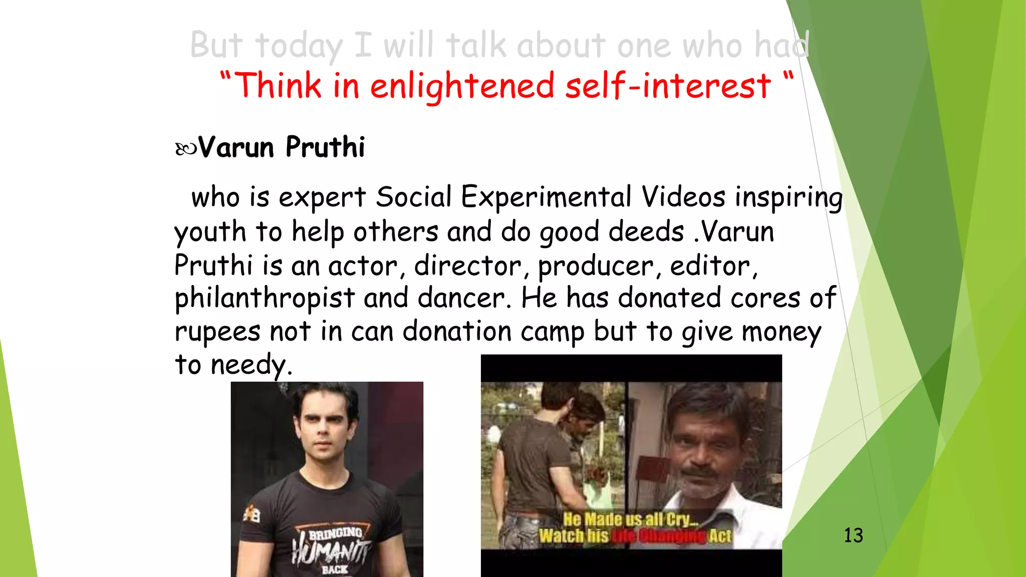 Enlightened self-interest | PPTX