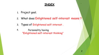 Enlightened self-interest | PPTX