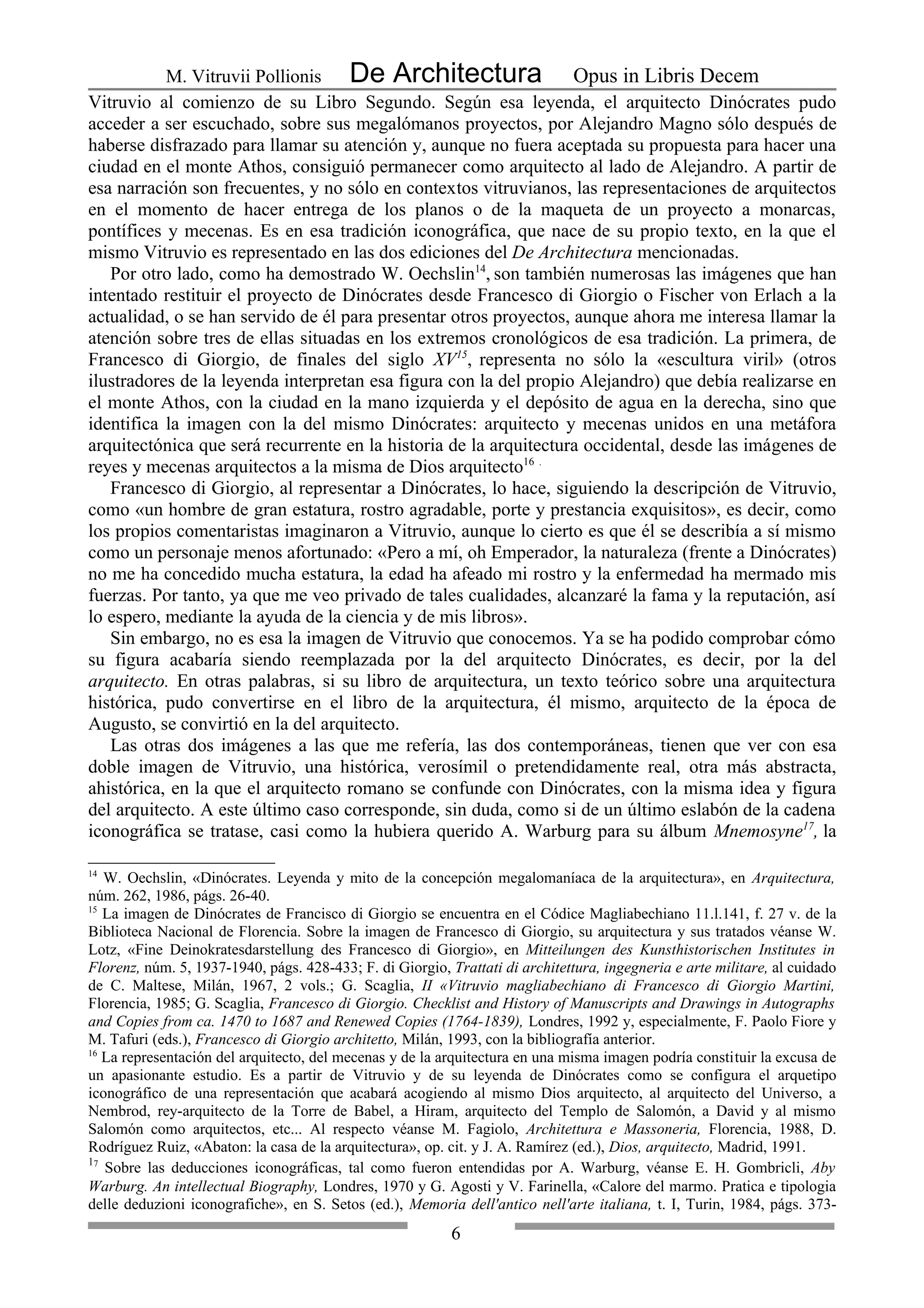 De Architectura libri decem (Los Diez Libros de Arquitectura) | PDF ...