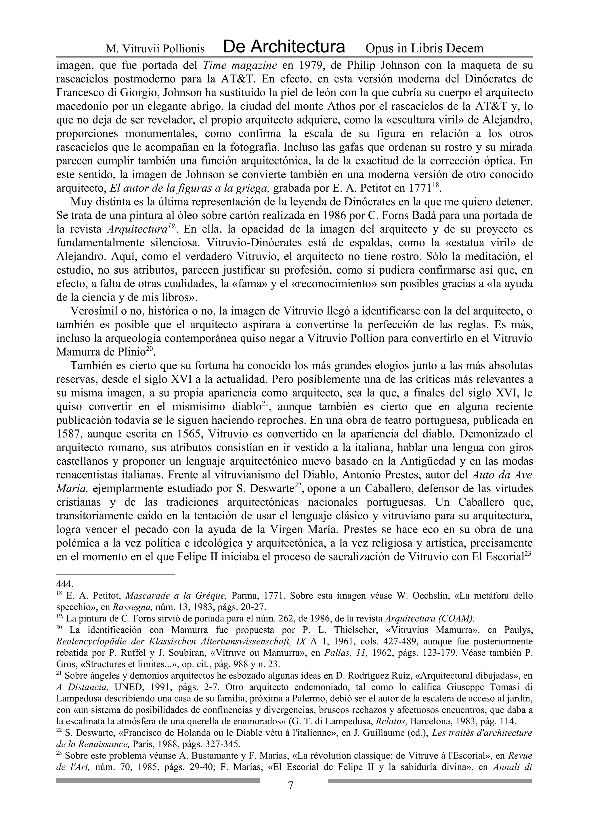 De Architectura libri decem (Los Diez Libros de Arquitectura) | PDF ...