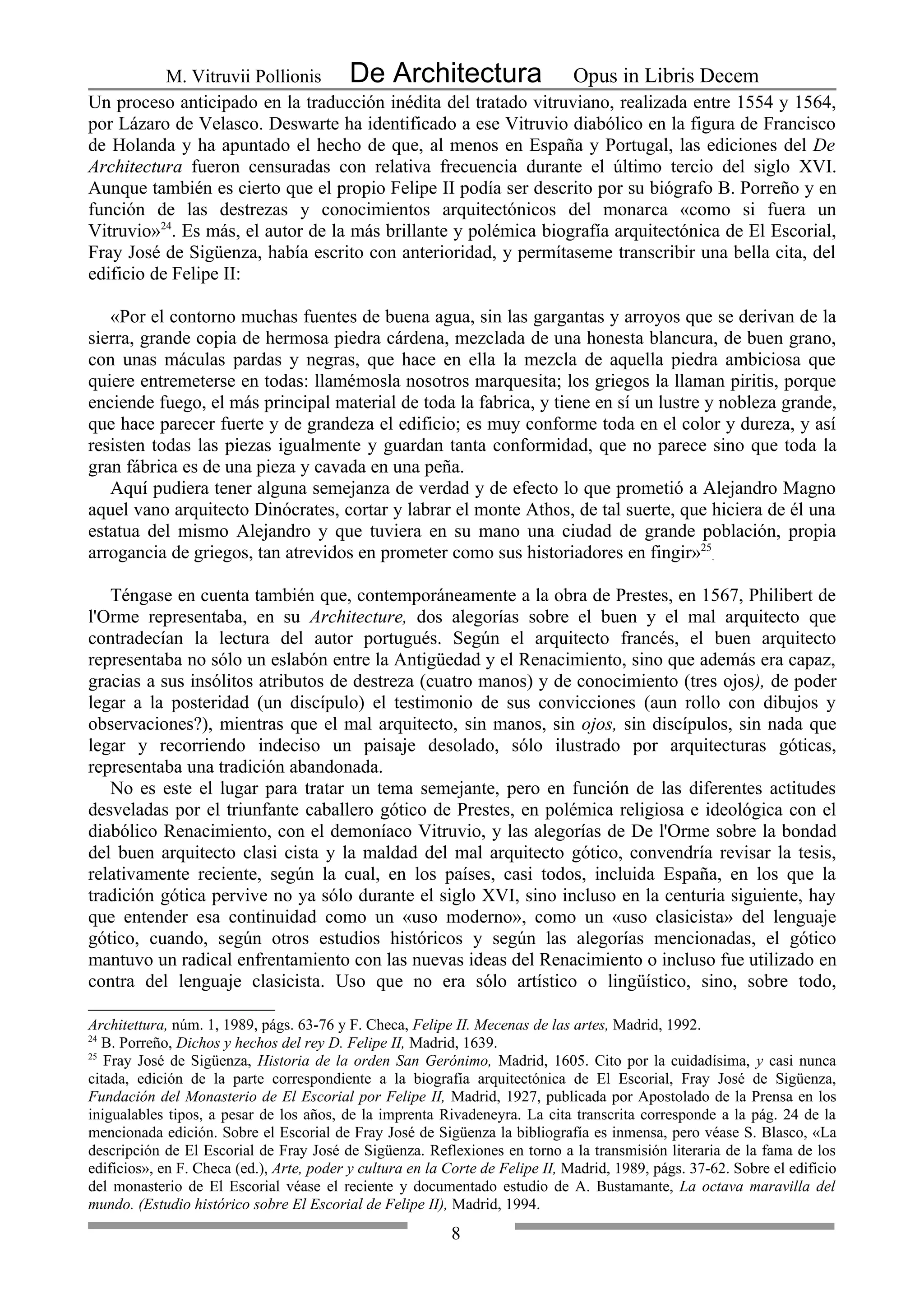 De Architectura libri decem (Los Diez Libros de Arquitectura) | PDF ...