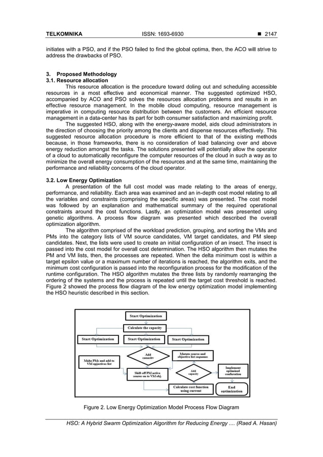 HSO: A Hybrid Swarm Optimization Algorithm for Reducing Energy Consumption in the Cloudlets | PDF