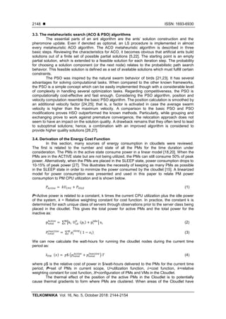 HSO: A Hybrid Swarm Optimization Algorithm for Reducing Energy Consumption in the Cloudlets | PDF