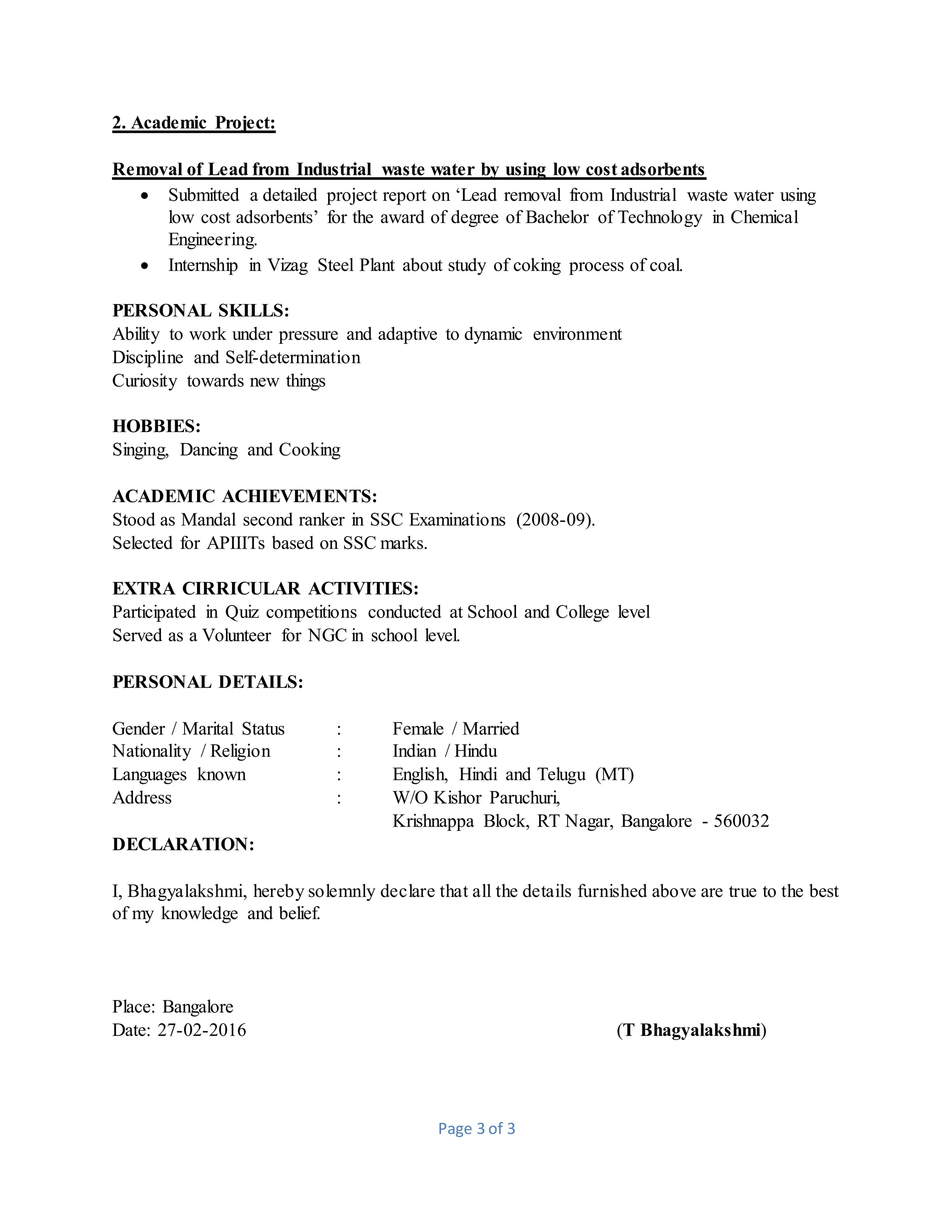 Resume_Bhagyalakshmi | DOCX