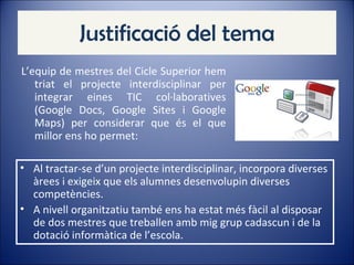 Un projecte interdisciplinar: Fem història! | PPT