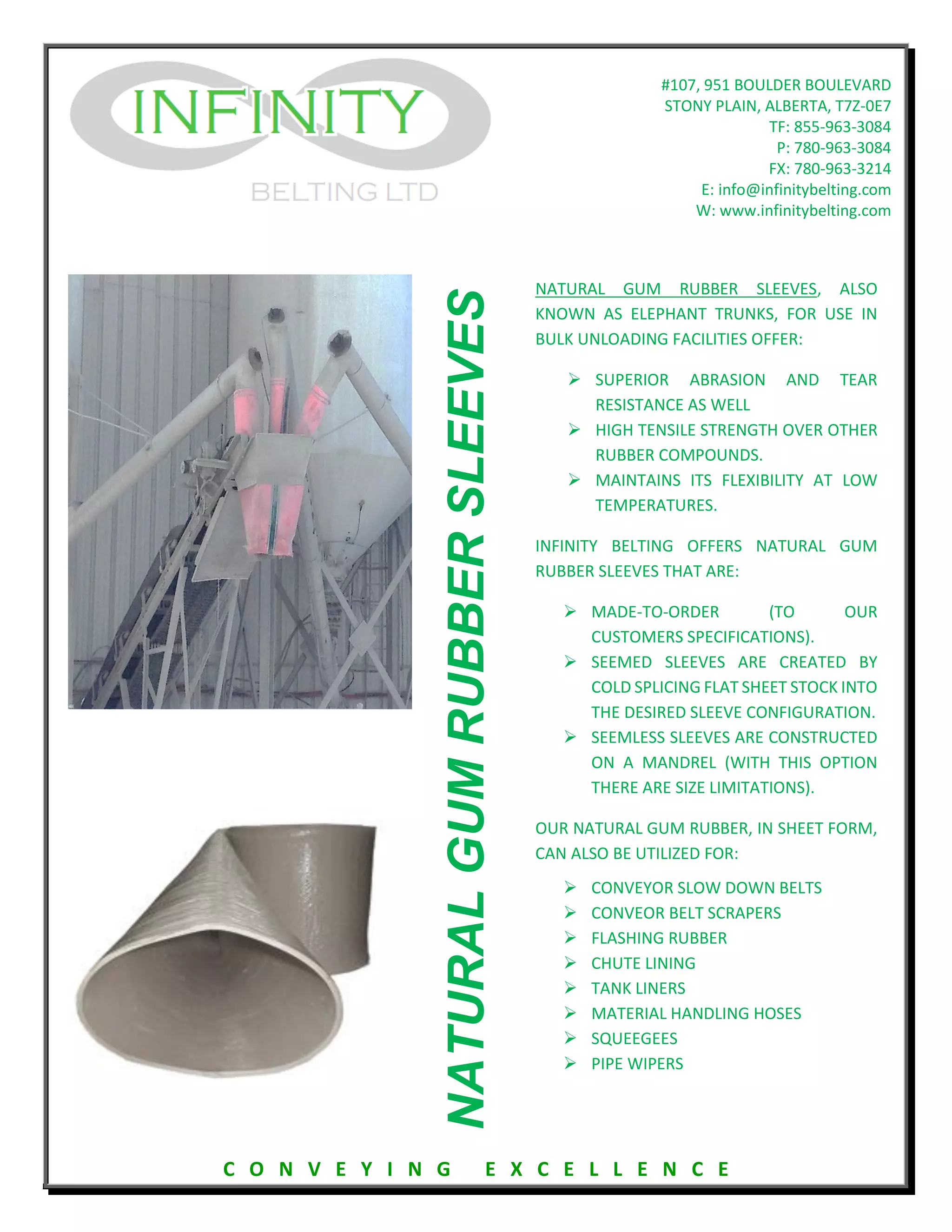 natural gum rubber sleeves 2016 | PDF