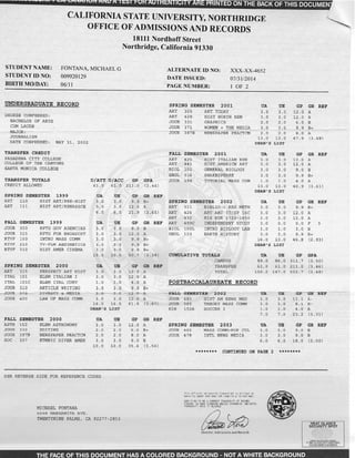 CSUN-transcript-part1 | PDF