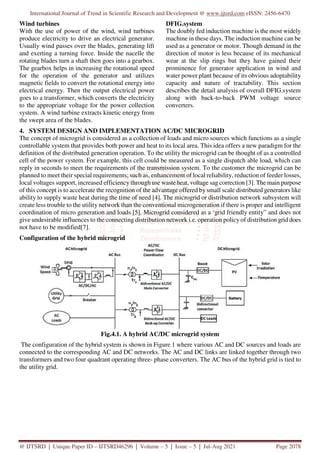 Analysis and Implementation of Power Quality Enhancement Techniques in Hybrid AC DC Microgrid | PDF