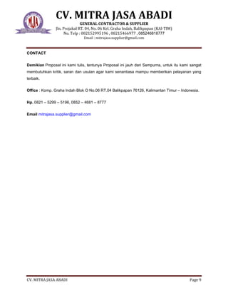 company profile reklamasi | DOCX