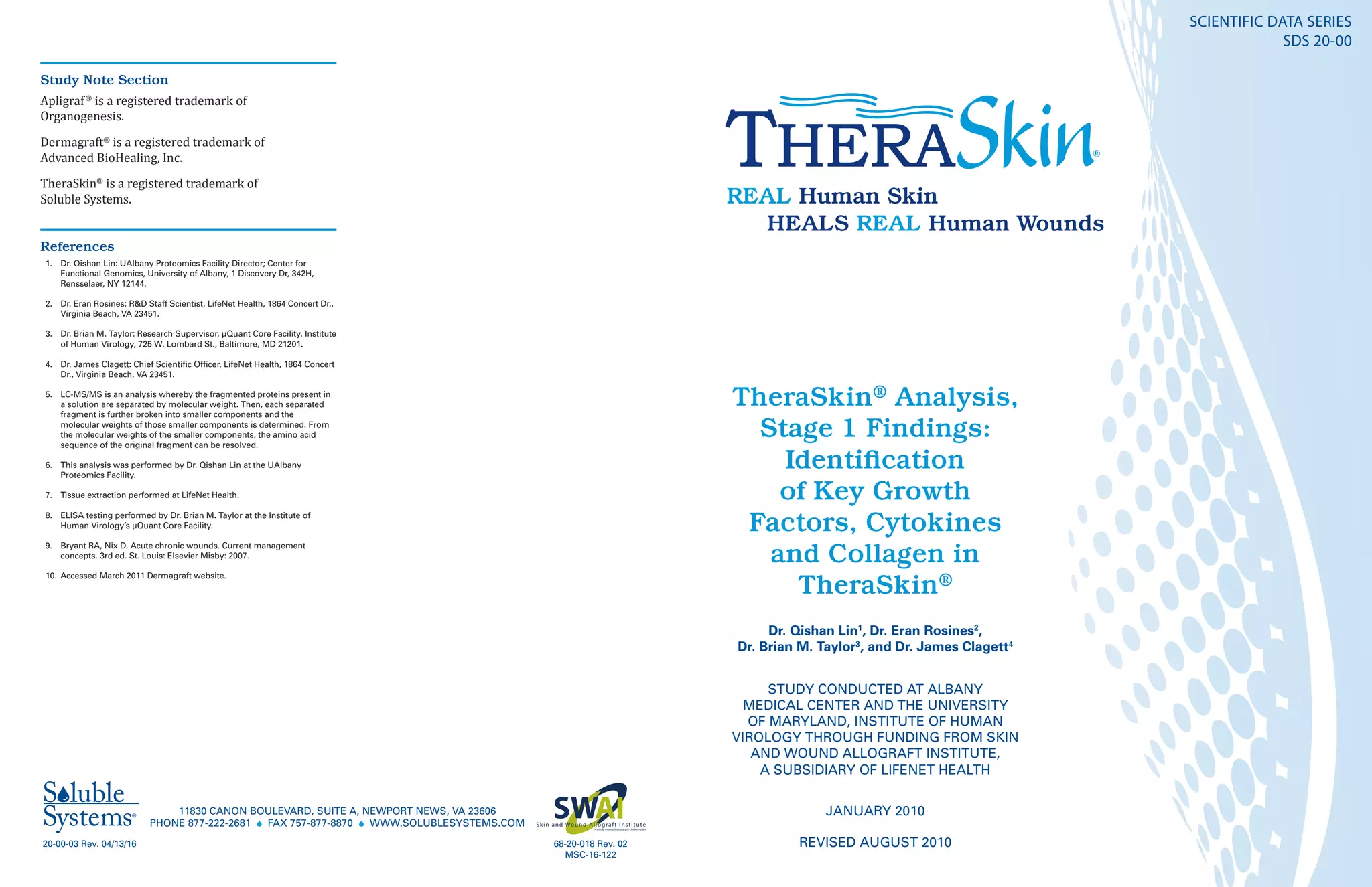 Theraskin Analysis- Albany Study | PDF