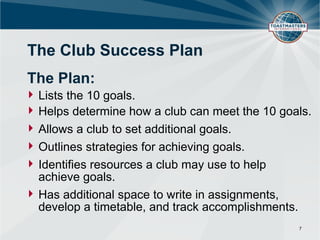 How to be a Distinguished Club (Powerpoint) | PPS