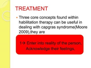 CAPGRAS SYNDROME | PPTX