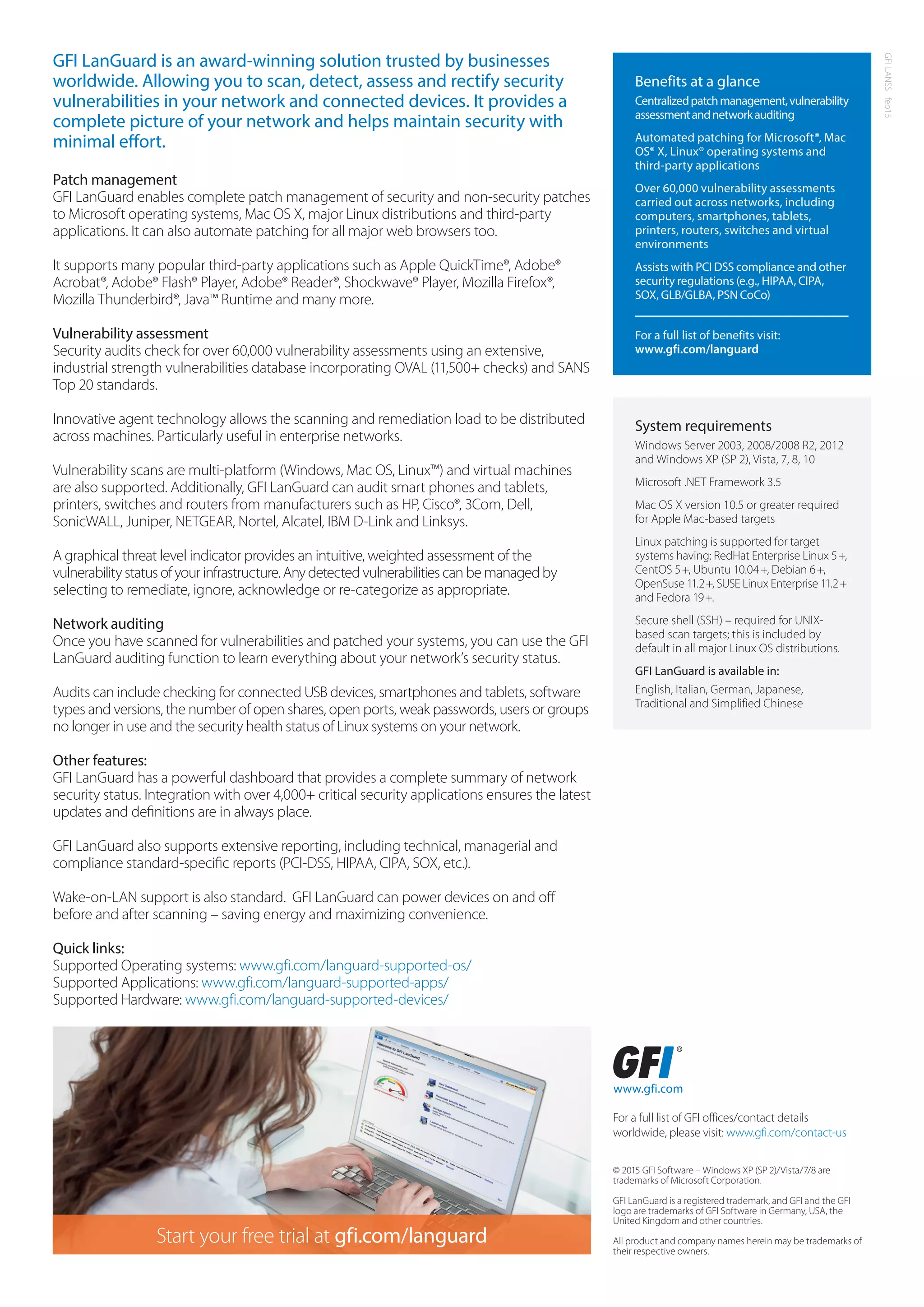 GFILanGuardBrochure | PDF