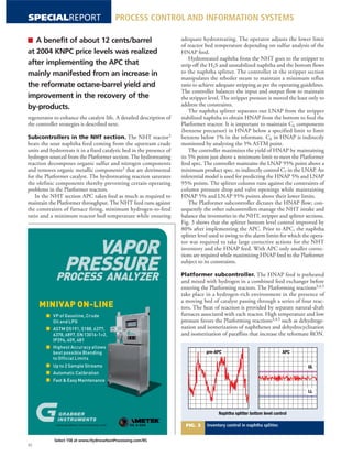 APC implementation on CCR Plant 2009 | PDF