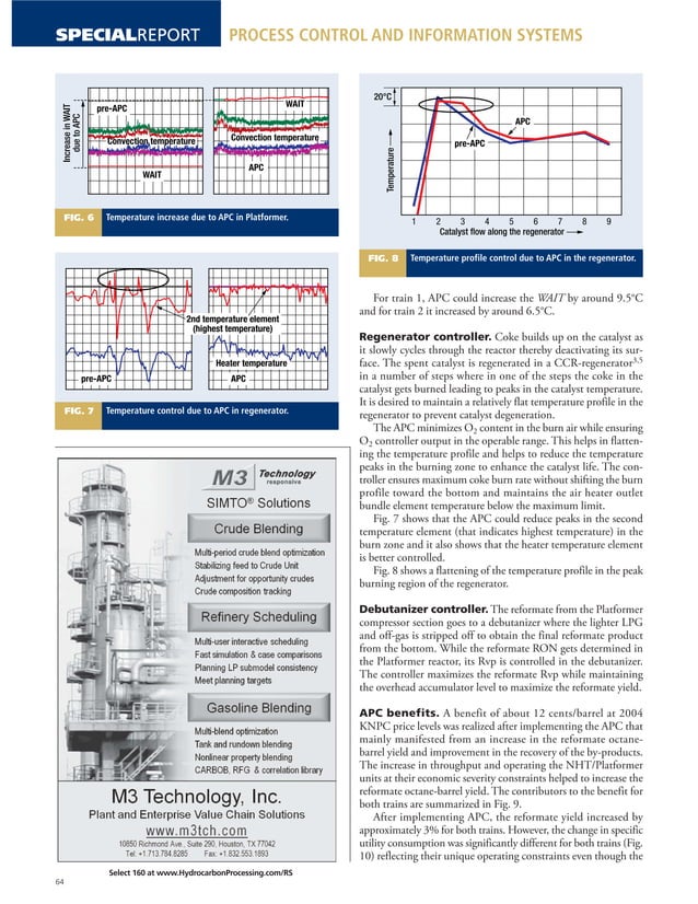 APC implementation on CCR Plant 2009 | PDF