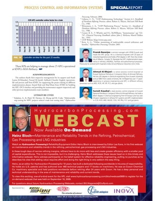APC implementation on CCR Plant 2009 | PDF