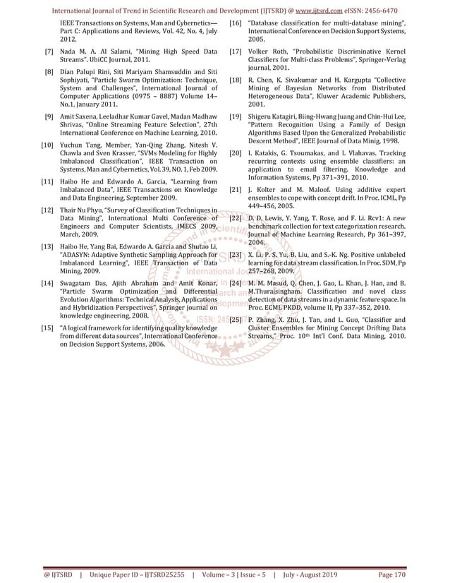Adaptive Classification Of Imbalanced Data Using Ann With Particle Of
