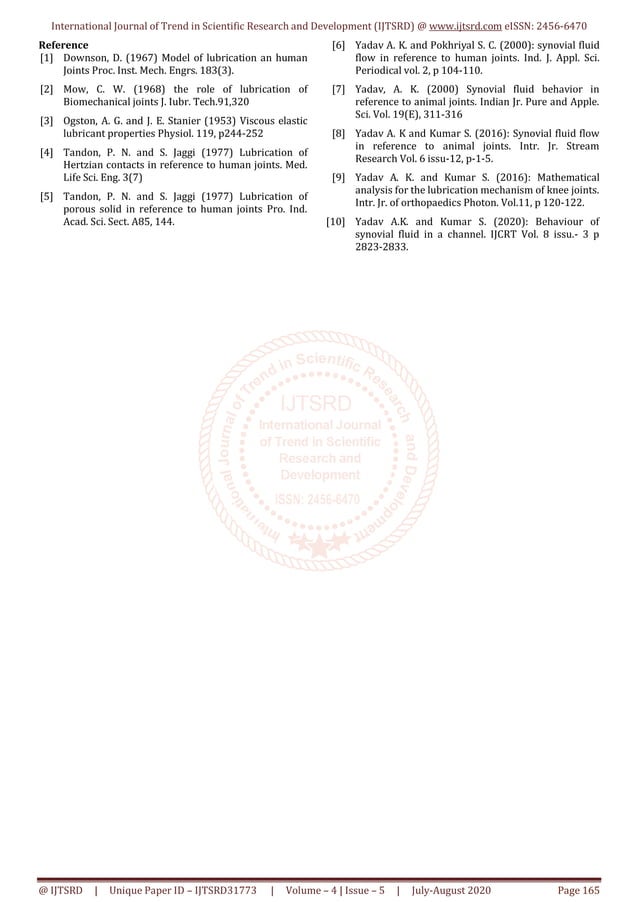 A Mathematical Analysis of Blood Flow through Artery with Mild Stenosis | PDF