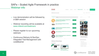 SAFe® - scaled agile framework in practice | PDF