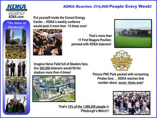 KDKA-AM Media Kit (updated 9-23-15) | PPT