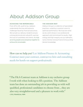 Addison- Finance Accounting | PDF