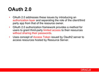 Oauth2 and OWSM OAuth2 support | PPTX