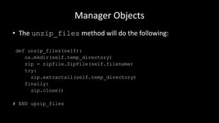 Python: Manager Objects | PPT