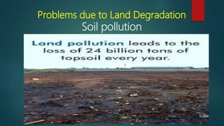 land degradation present problem and solution | PPTX
