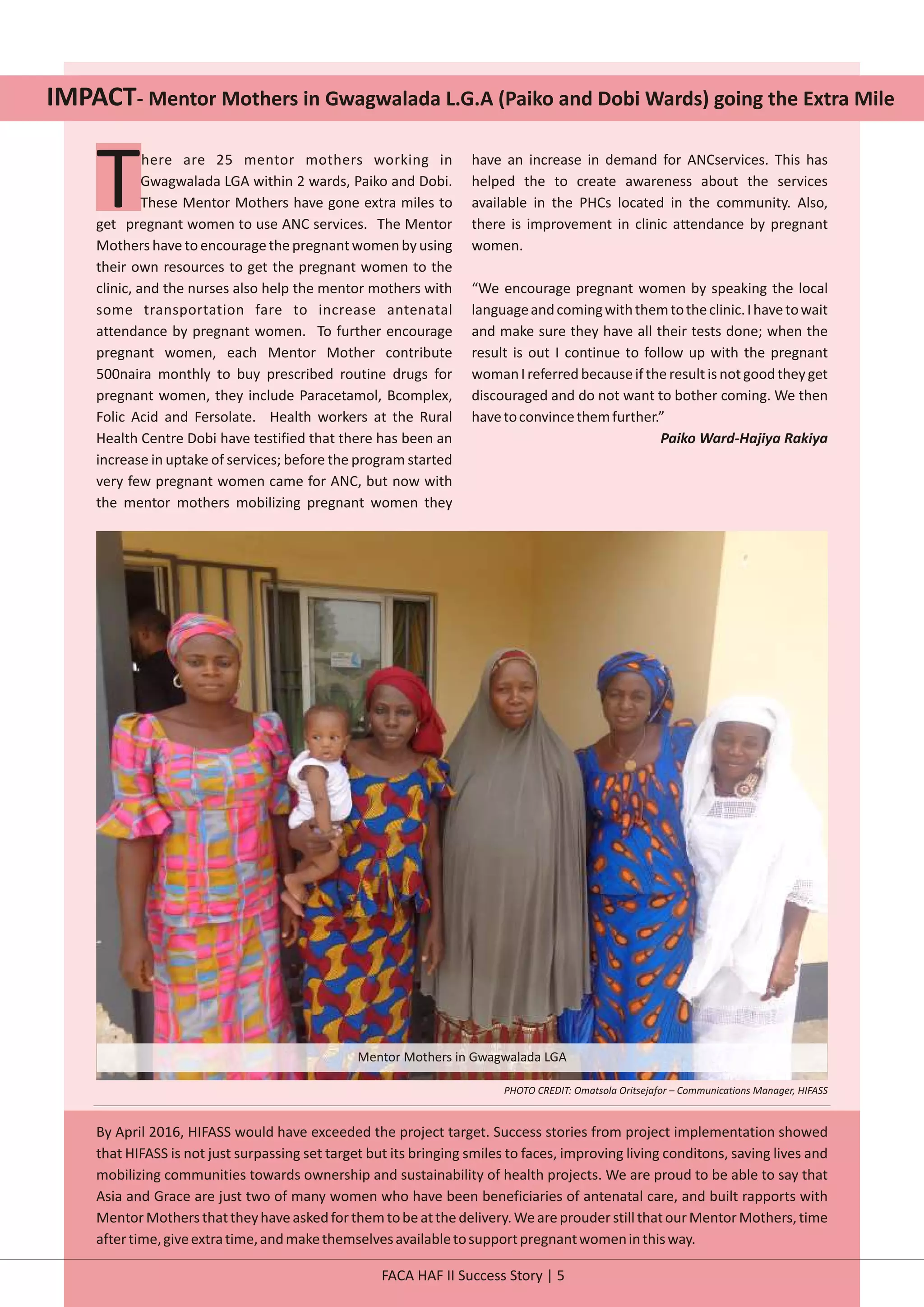 FACA HAF II success | PDF