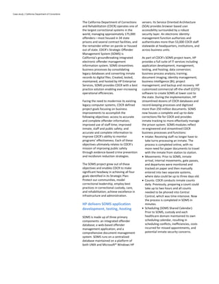 SOMS HP case study 2014 | PDF