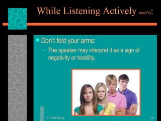29 Career Development Listening Skills | PPT