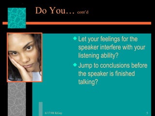 29 Career Development Listening Skills | PPT