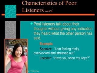 29 Career Development Listening Skills | PPT