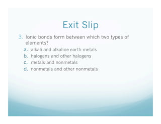 2 9 Chemical Bonding Benchmark Review Part Ii | PPT