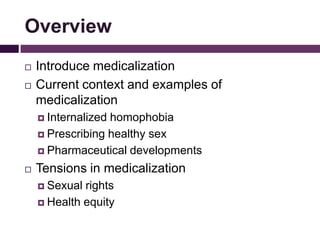 Sick again?: Gay men as a site of medicalization | PPT