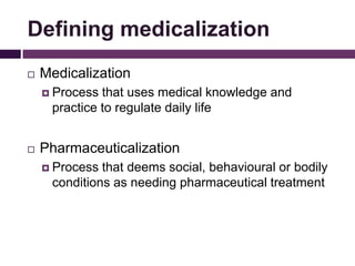 Sick again?: Gay men as a site of medicalization | PPT