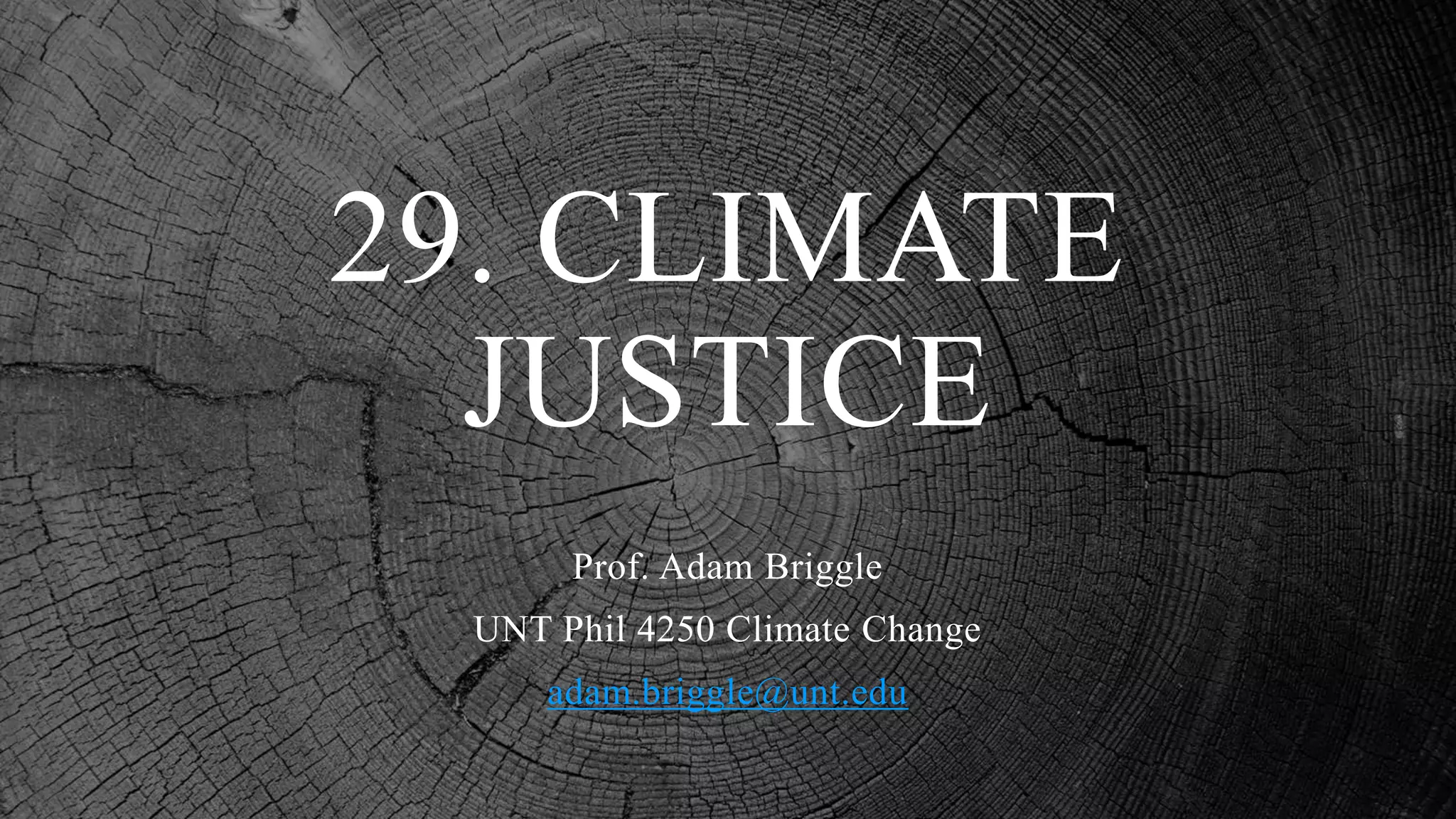 29. Climate Change: Climate Justice | PPTX