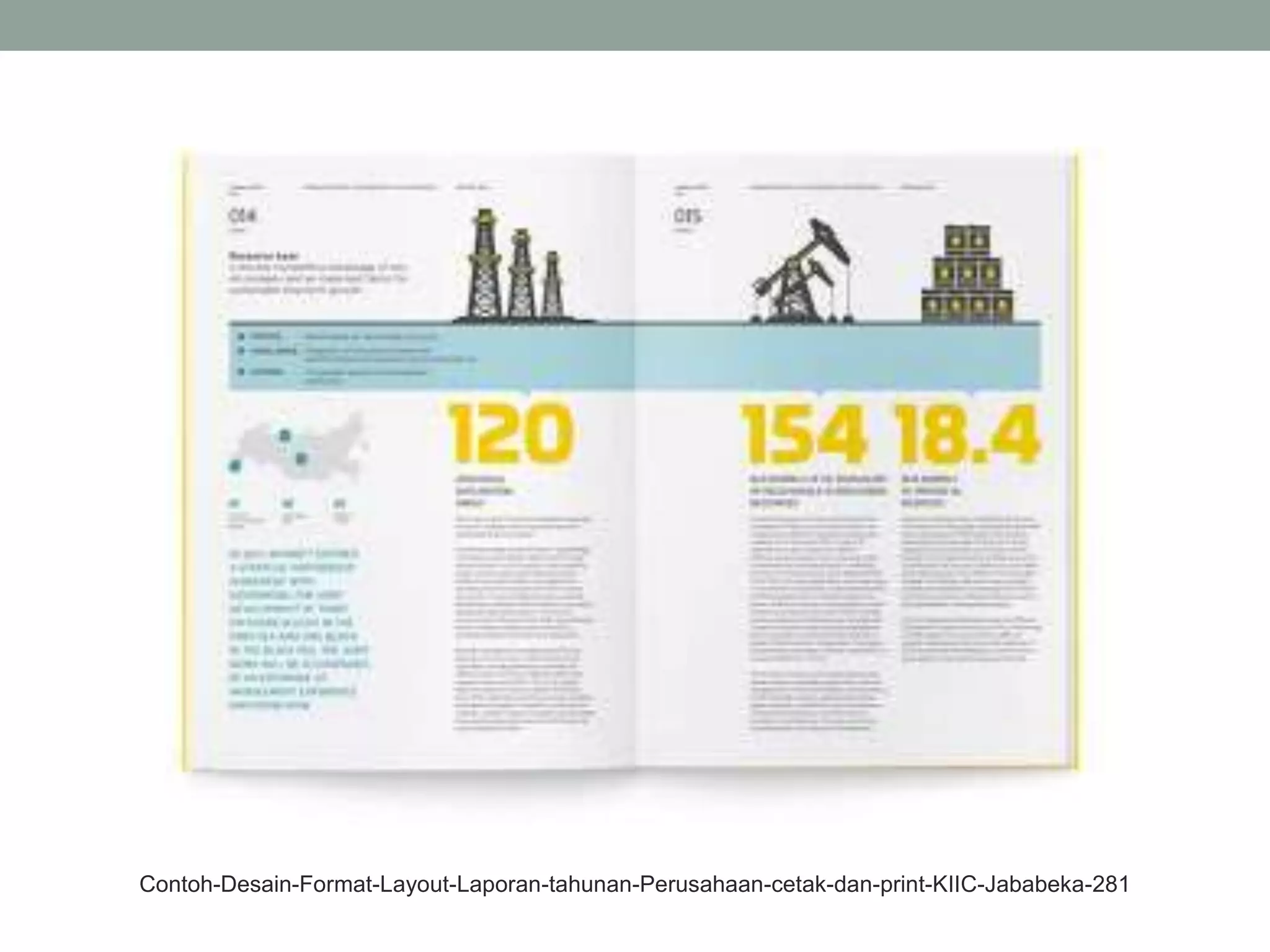 29 contoh desain laporan tahunan perusahaan | PPTX