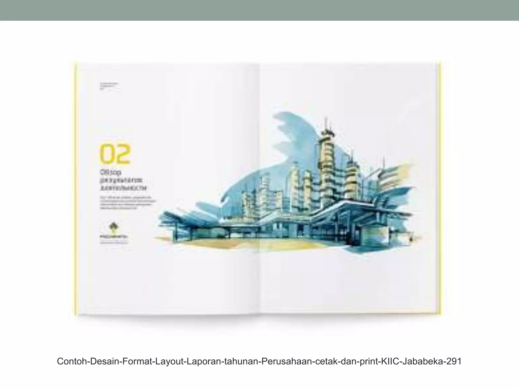 29 contoh desain laporan tahunan perusahaan | PPTX