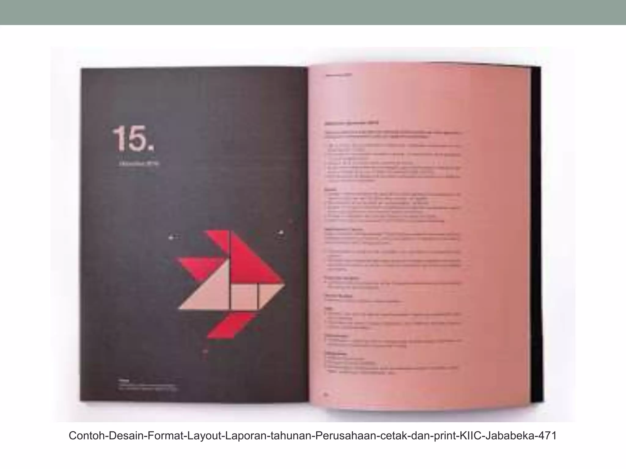 29 contoh desain laporan tahunan perusahaan | PPTX