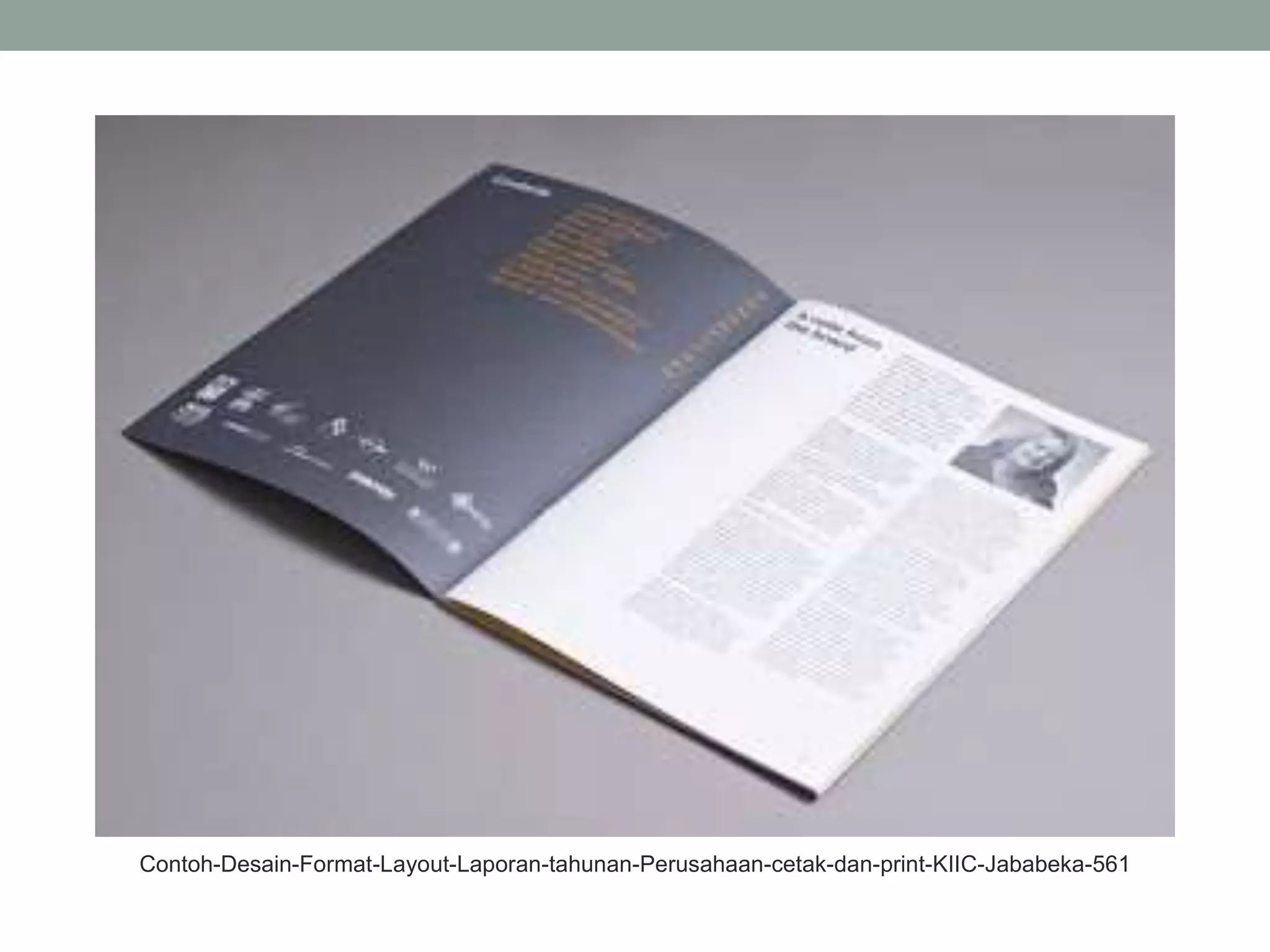 29 contoh desain laporan tahunan perusahaan | PPTX