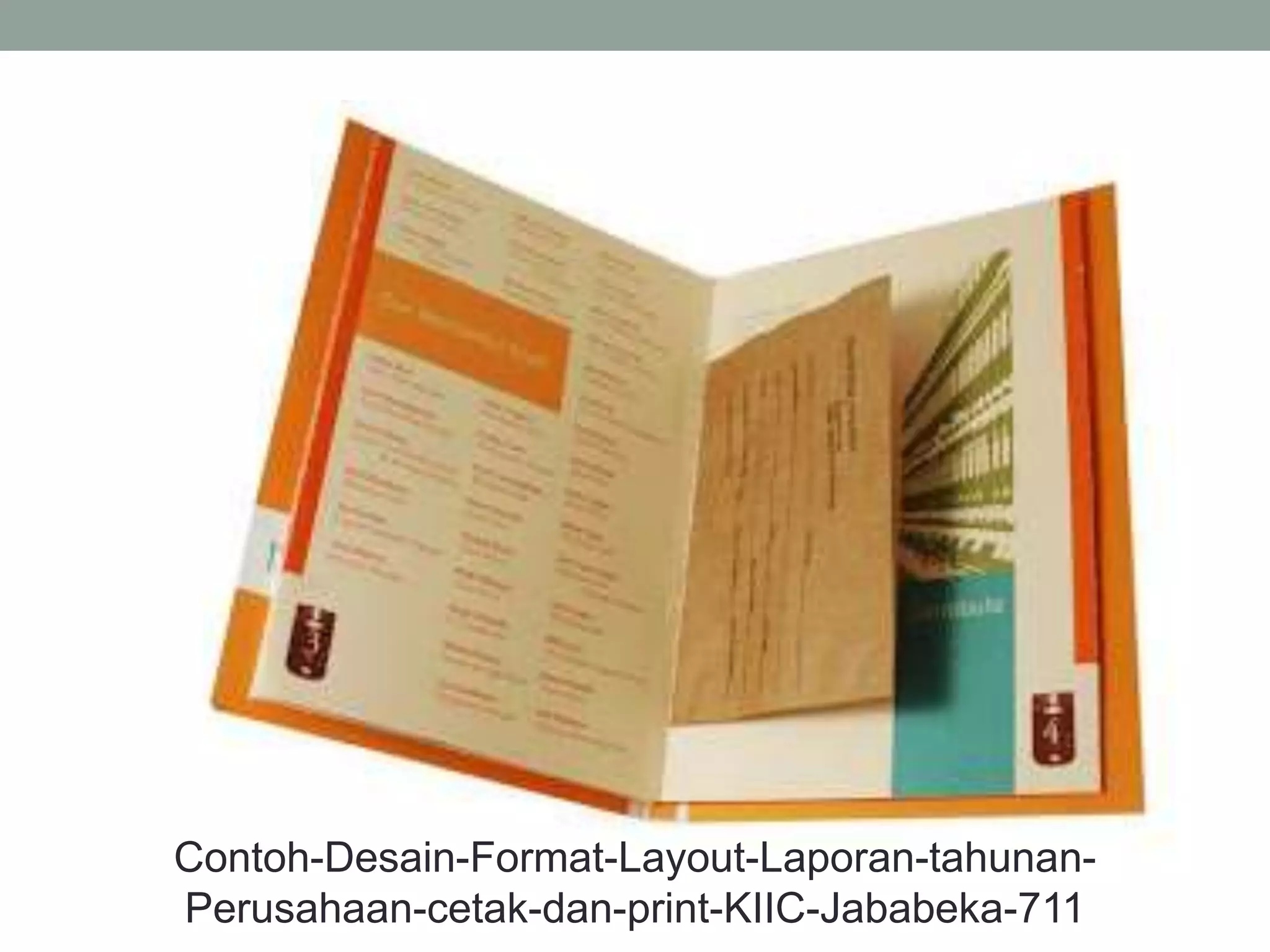 29 contoh desain laporan tahunan perusahaan | PPTX