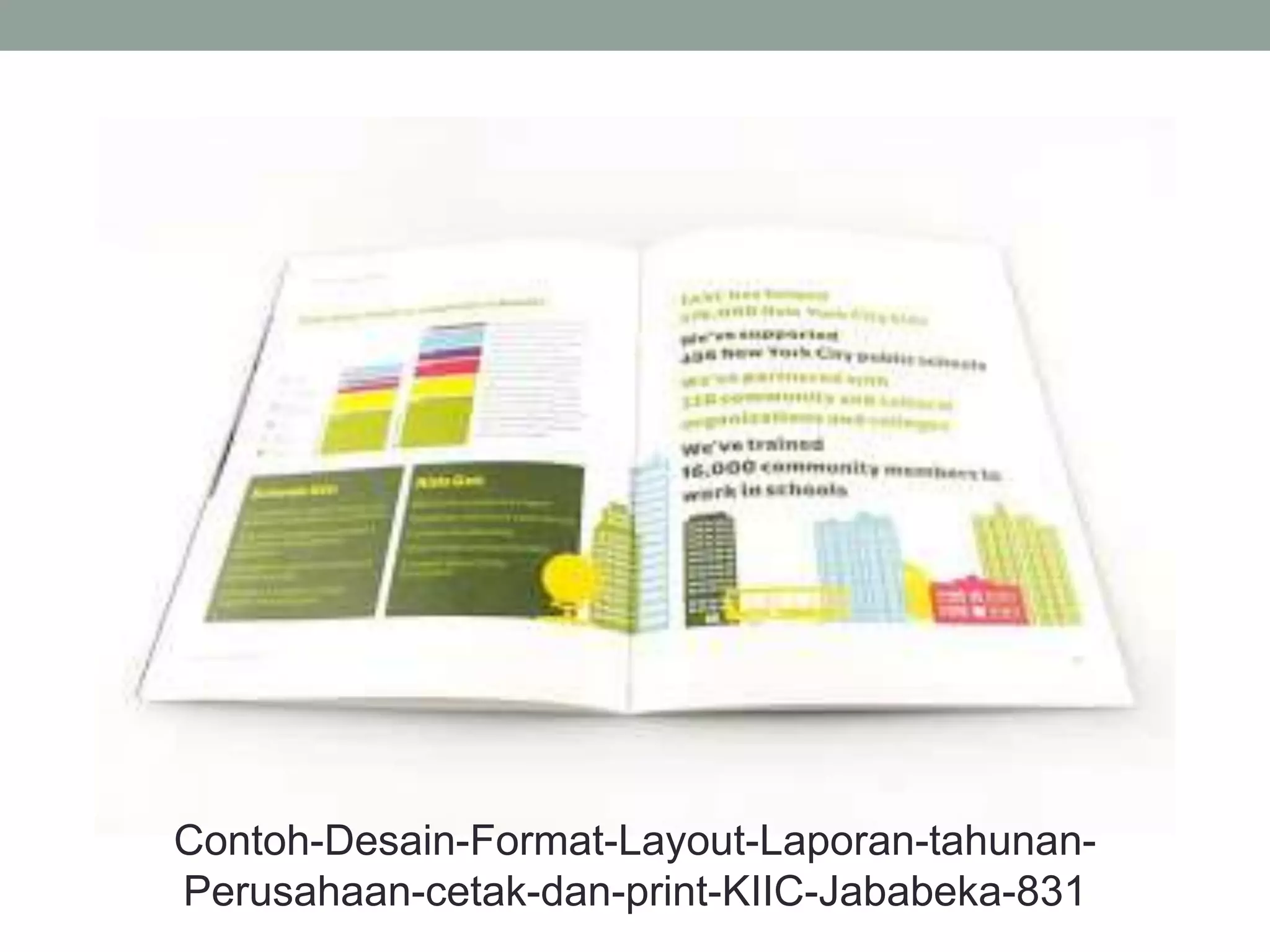 29 contoh desain laporan tahunan perusahaan | PPTX